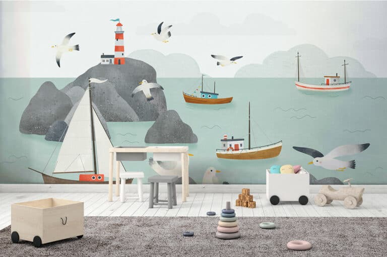 Zeedieren behang Archives - geboorteplein.nl