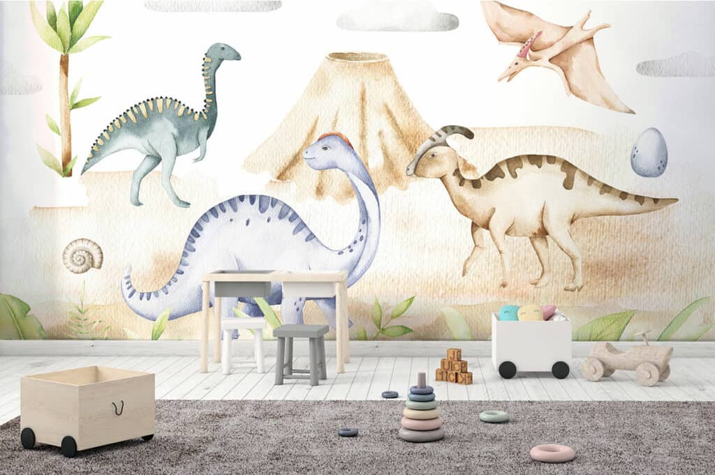 Behang kinderkamer kinderkamer & babykamer - geboorteplein.nl